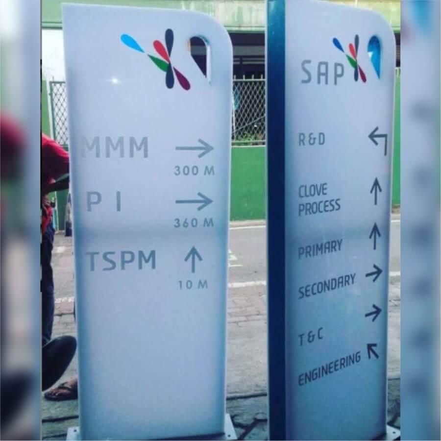Totem Sign/Pylon Sign Akrilik (OM – 001) – Toko UTERO Indonesia